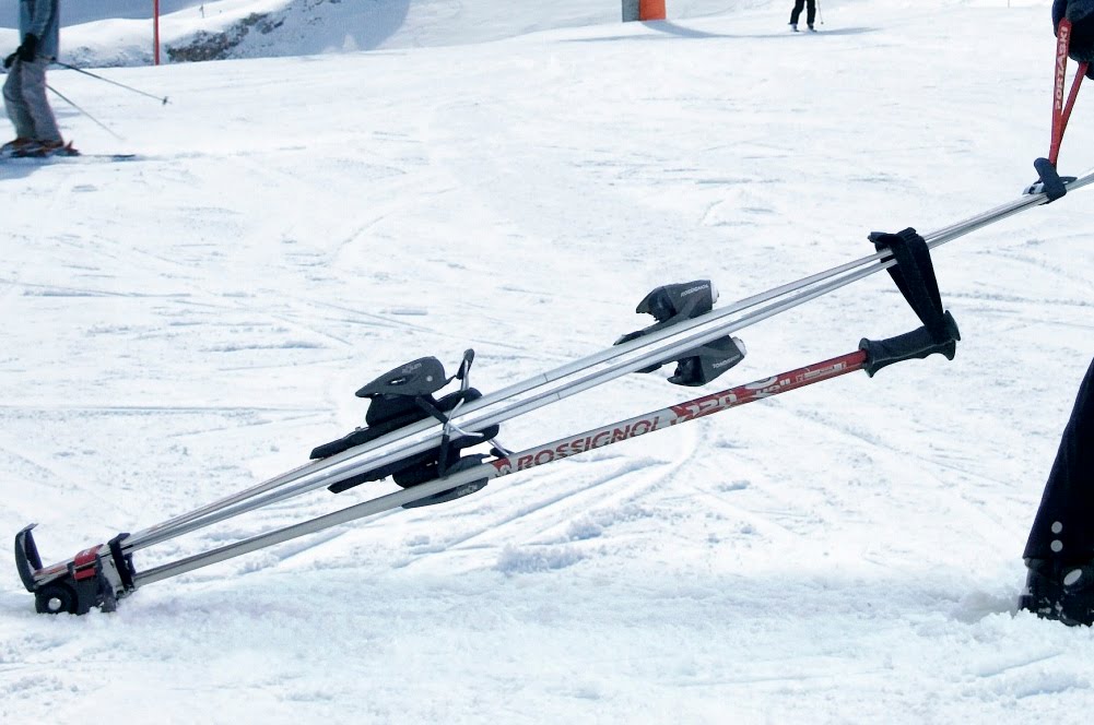 Family Ski: Skis On Wheels From PortaSki - Ski Carrier Test