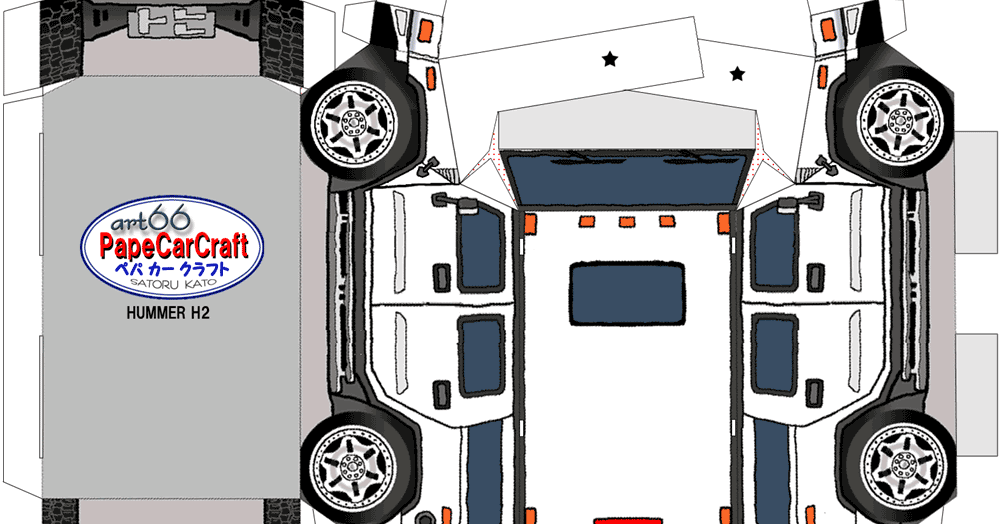 SP. Papel Modelismo: PaperCraft - Hummer H2