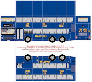 SP. Papel Modelismo: PaperCraft - Ônibus dois andares - Stagecoach ...