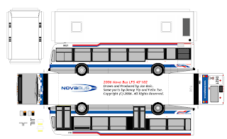 SP. Papel Modelismo: PaperCraft - Ônibus - Nova Bus