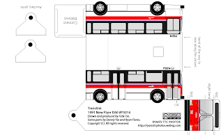 SP. Papel Modelismo: PaperCraft - Translink Articulated