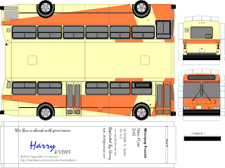 SP. Papel Modelismo: PaperCraft - Winnipeg Transit