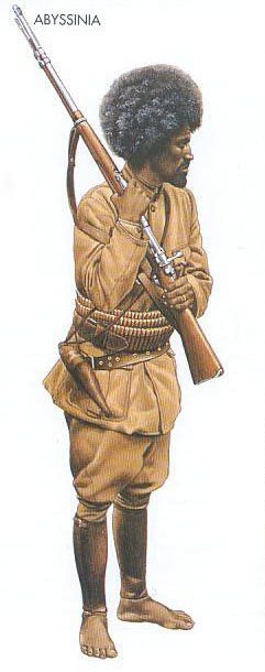 Military Uniforms of World War II: world war 2 - Abyssinian Army soldier