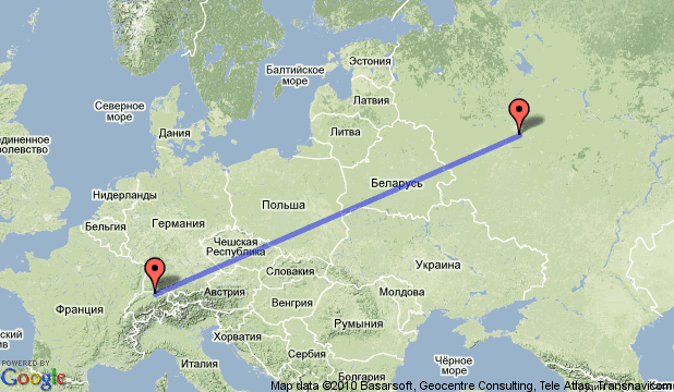 Smeshlivaya Olya: Euro trip