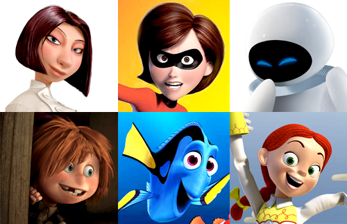 DR SHE BLOGGO: Chicks & Pixar: Lady Protagonists Onscreen