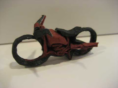Ride the Machine: Origami: "Iconic Motorcycle" by Xander D. Arena.