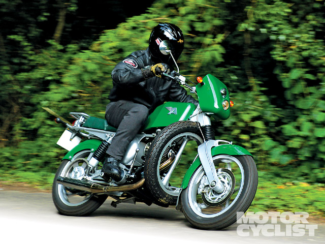 MOTORCYCLE 74: Dave Akhurst - Greenfly - LPG fuel motorcycle