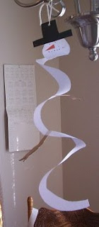 Almost Unschoolers: Spiral Snowman Cutting Craft