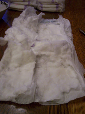 Almost Unschoolers: Making Leprechaun Snow From Diapers