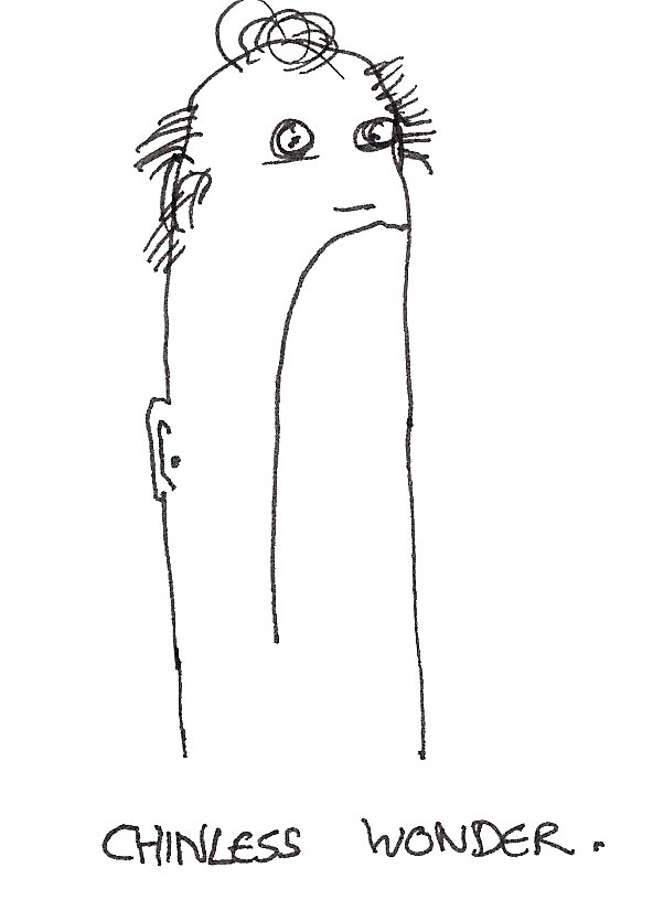 Crab's Eleven Blog.: Chinless Wonder