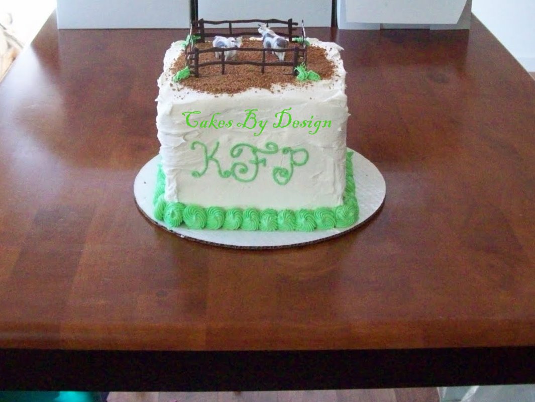Cakes By Design: Hay Bale Rodeo Cake