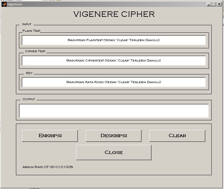 djava djavu: VIGENERE CIPHER