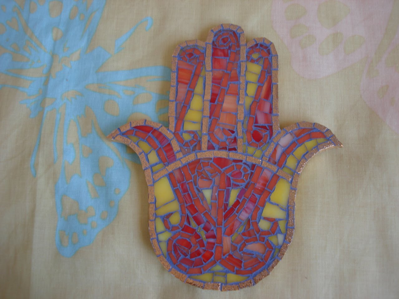 MOZALIZA Claude Feghali Mosaiste: main de fatima