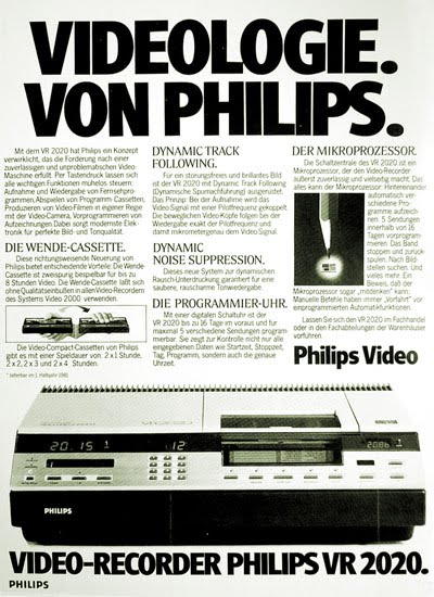 Imelda Shop New: Vintage Philips N1500 Video Recorder Museum Video