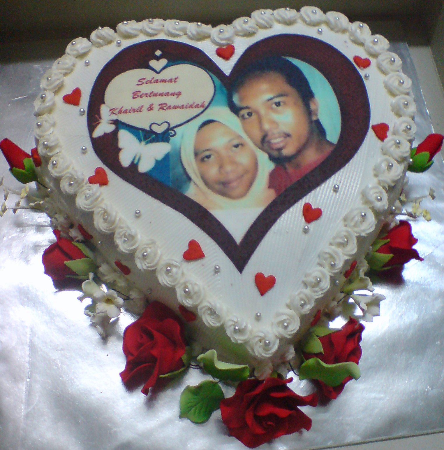 la dolce: Tempahan Kek love Nora