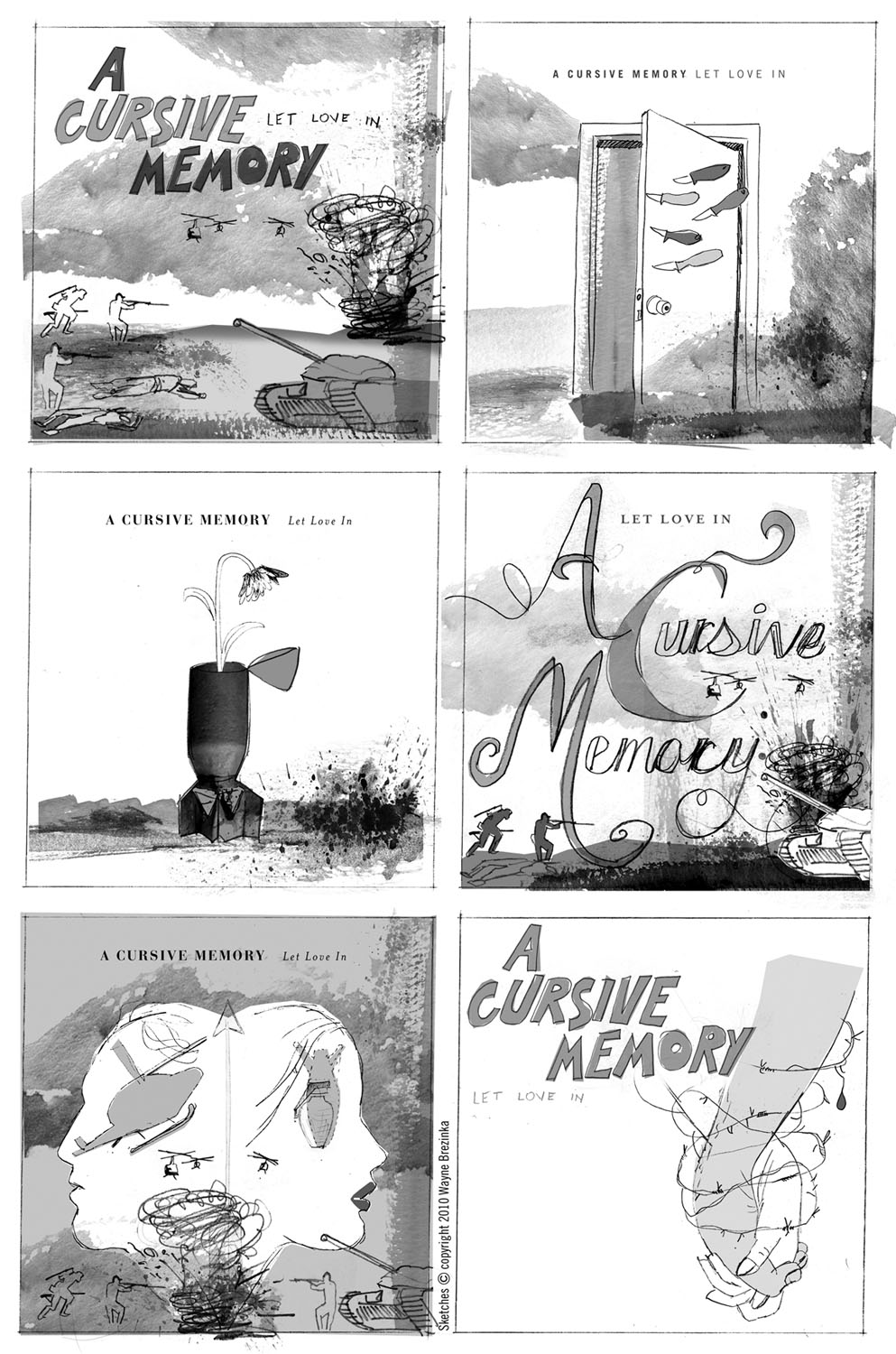 Brezinka Illustration: A Cursive Memory