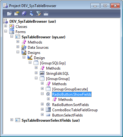 BM's Dynamics AX: Form Radiobutton values