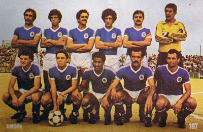 (Equipa do Amora FC na época de 1981/82)