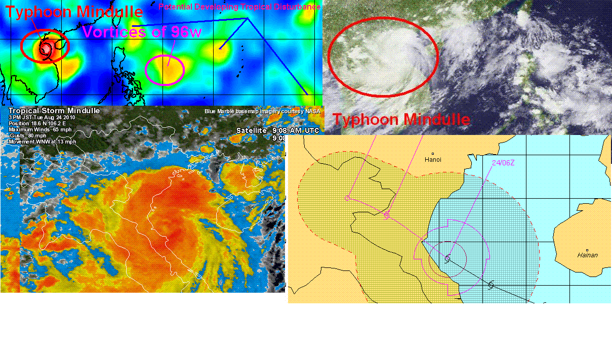 Western Pacific Cyclone Monitoring Center: Typhoon Mindulle now on it's ...