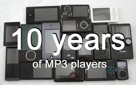 digital audio and media players: Celebrating 10 Years of MP3 Players ...
