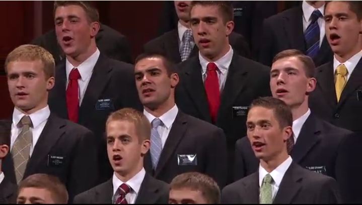 Elder Dallon Smith in Chile: Dallon sings in the MTC Priesthood Choir!