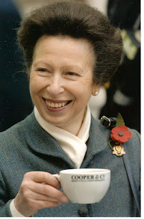 Warr on Words: H.R.H. Princess Anne drinking a cup of Cooper's