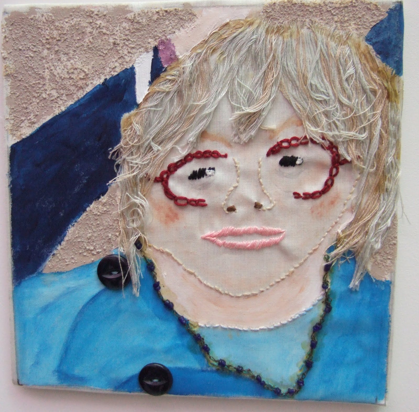AllSensesArt Blog: Hand Felted Portraits and Stitched Photographs go on ...