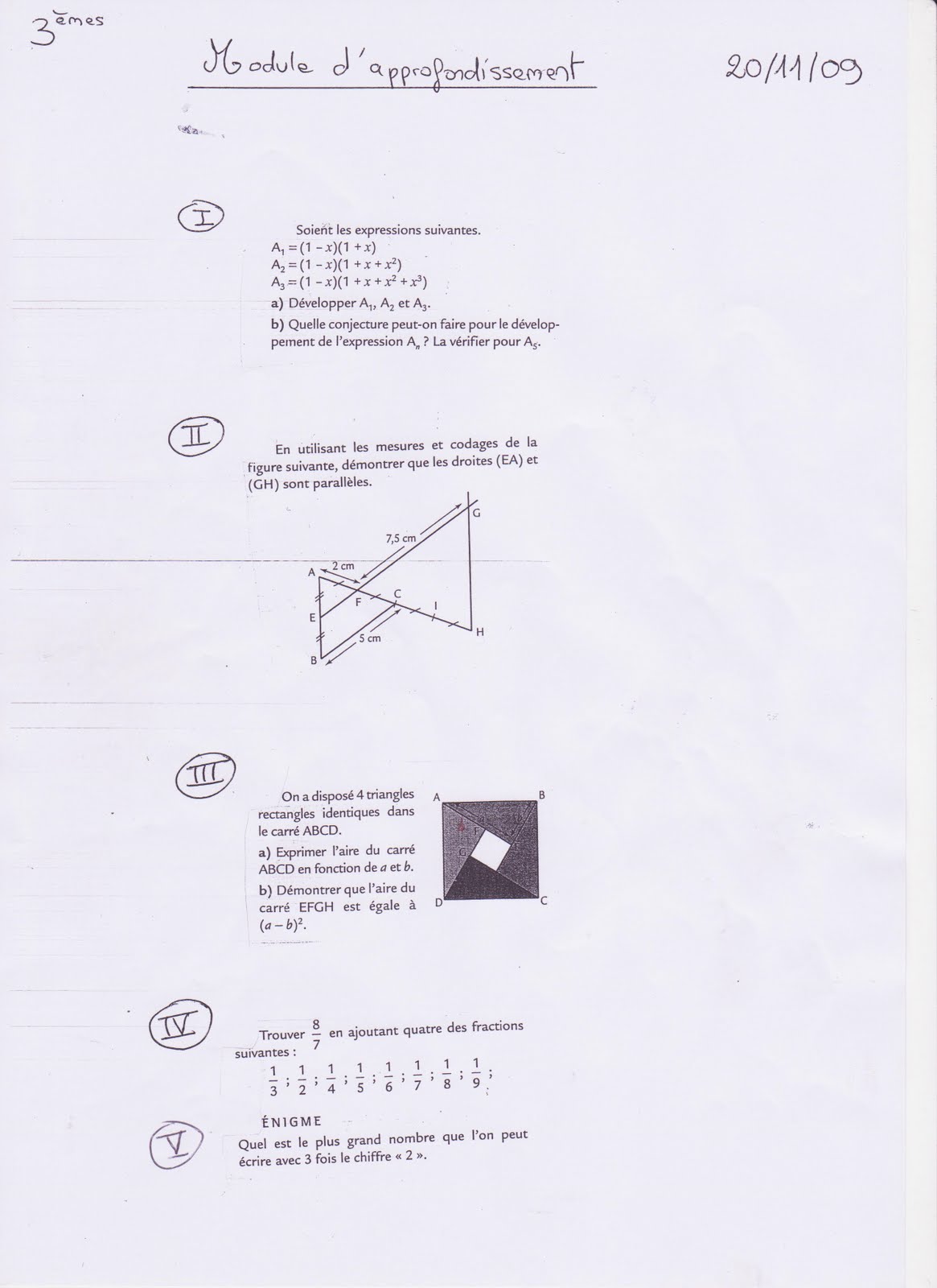 jdbellecombe: 3èmes Approfondissement: Sujet et corrigé du Vendredi 20 ...