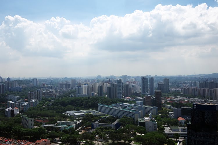 Urban patterns and matters: Bird's eye view from Pinnacle @ Duxton