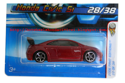 Hotwheels: HONDA CIVIC SI HOTWHEELS COLLECTION