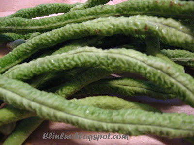 Elinluv's Tidbits Corner: Stir Fry Sabah Snake Beans With Dried Shrimps