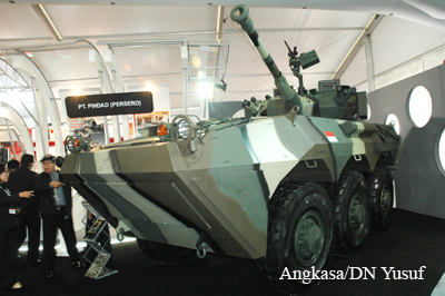 Indonesia Made New Version Anoa 6x6 Canon By PT. Pindad ~ forcesmilitary