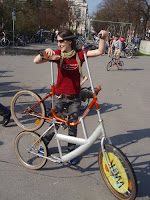 Cycling is good for you: Weird bikes at the bike festival