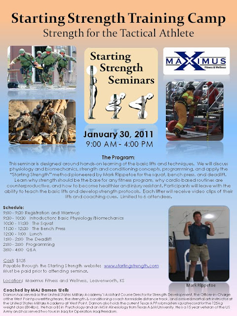 Army Strength: Starting Strength Camp - 30 JANUARY 2011