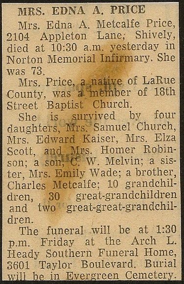 Old Stones Undeciphered: Metcalf, Melvin, Smithson, Price - Grandma ...