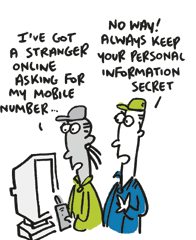 Interneeet Saafety ^___^: Internet Safety Cartoon :D