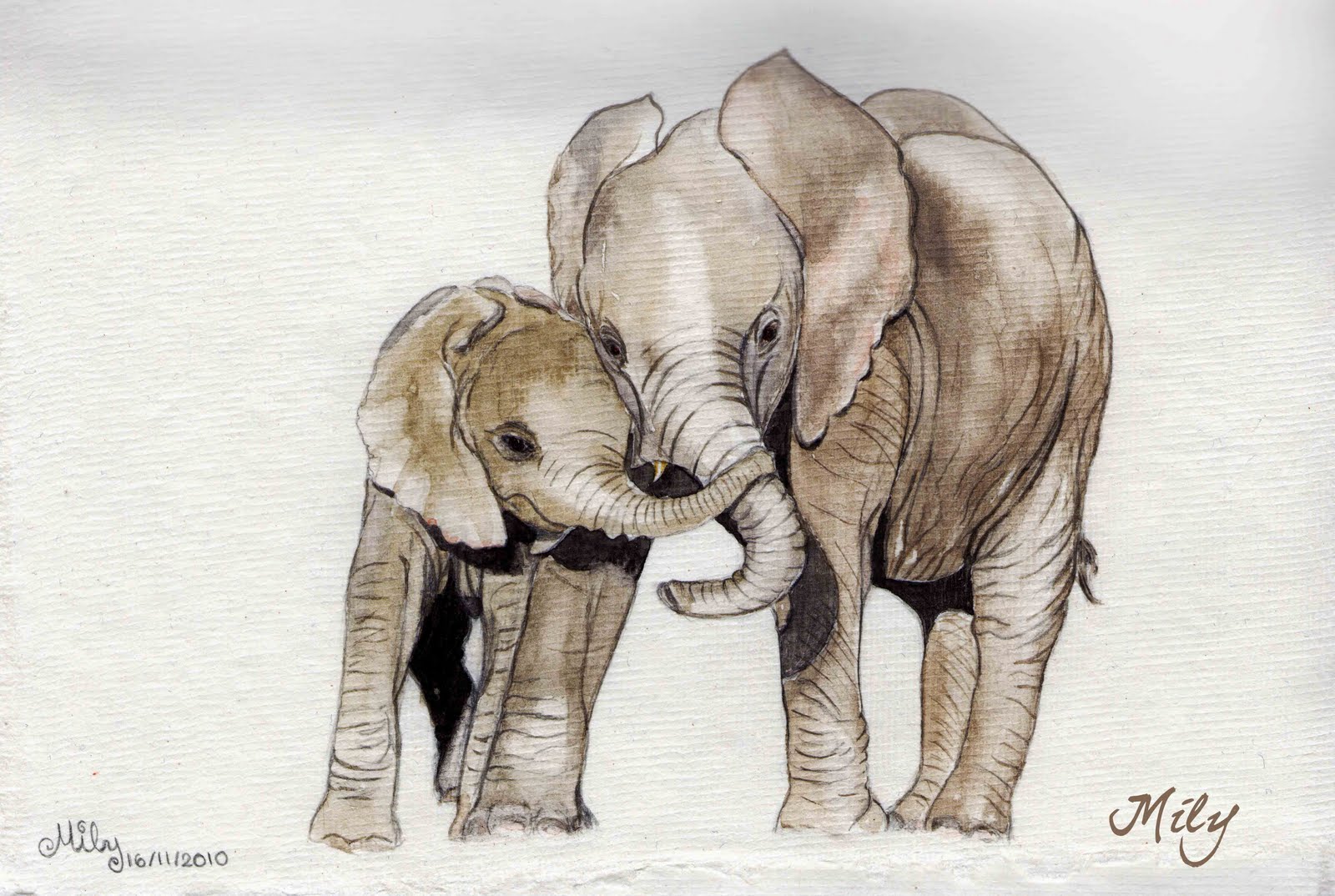 Milycha's Art Blog: Brother & Sister