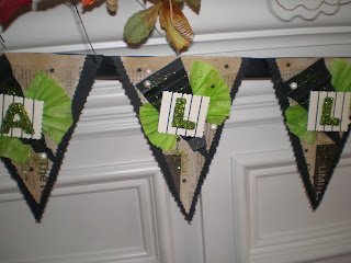 Green and Black Halloween Banner and Orange and Black Halloween Banner ...