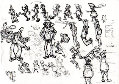 Mike Nikolas Graphics & Animation: Cowboy vs. Ninja Character Designs