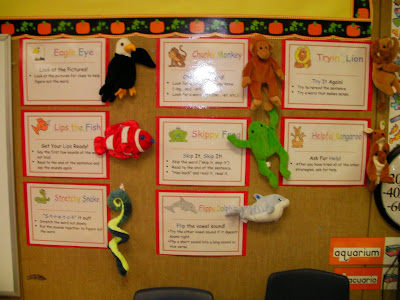 Mrs. Scott's Fabulous First Graders: Beanie Baby Reading Strategies