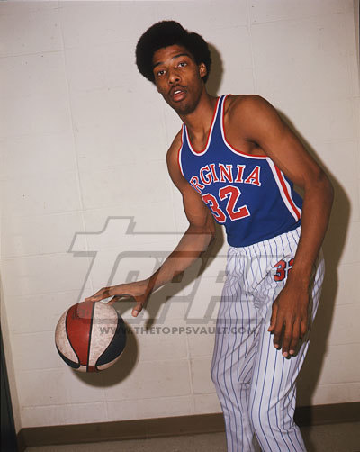 The Fleer Sticker Project: Dr. J Playing for the Atlanta Hawks and ...