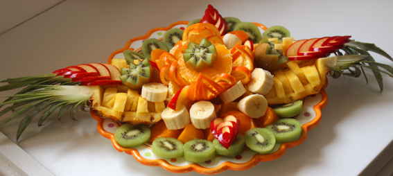 Jardin Boulay: Assiette de fruits