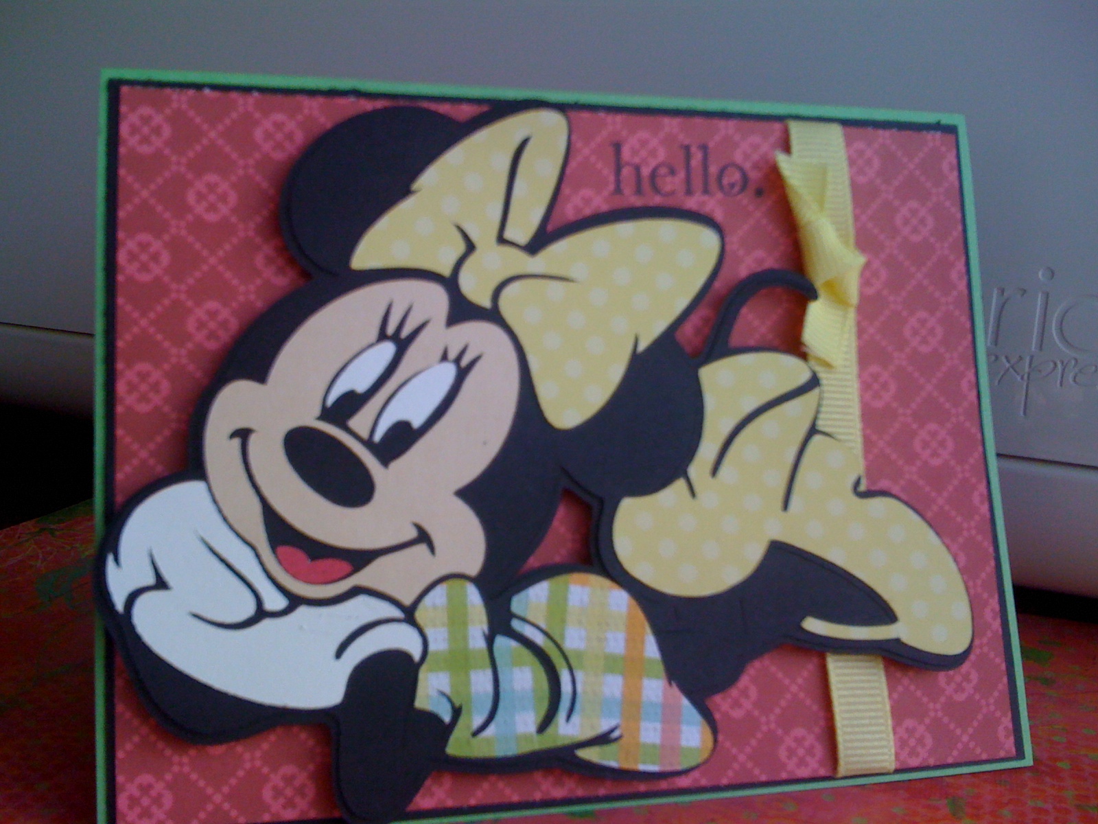 Pause Dream Enjoy: MINNIE MOUSE HELLO