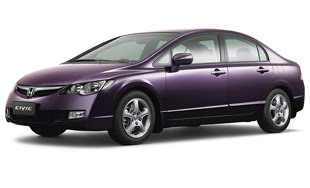 Indian Car News: New Honda Civic V --New violet colour, leather seats ...