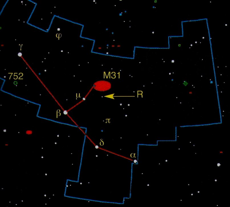 EL MIRON DEL CIELO: LA CONSTELACIÓN DE ANDROMEDA