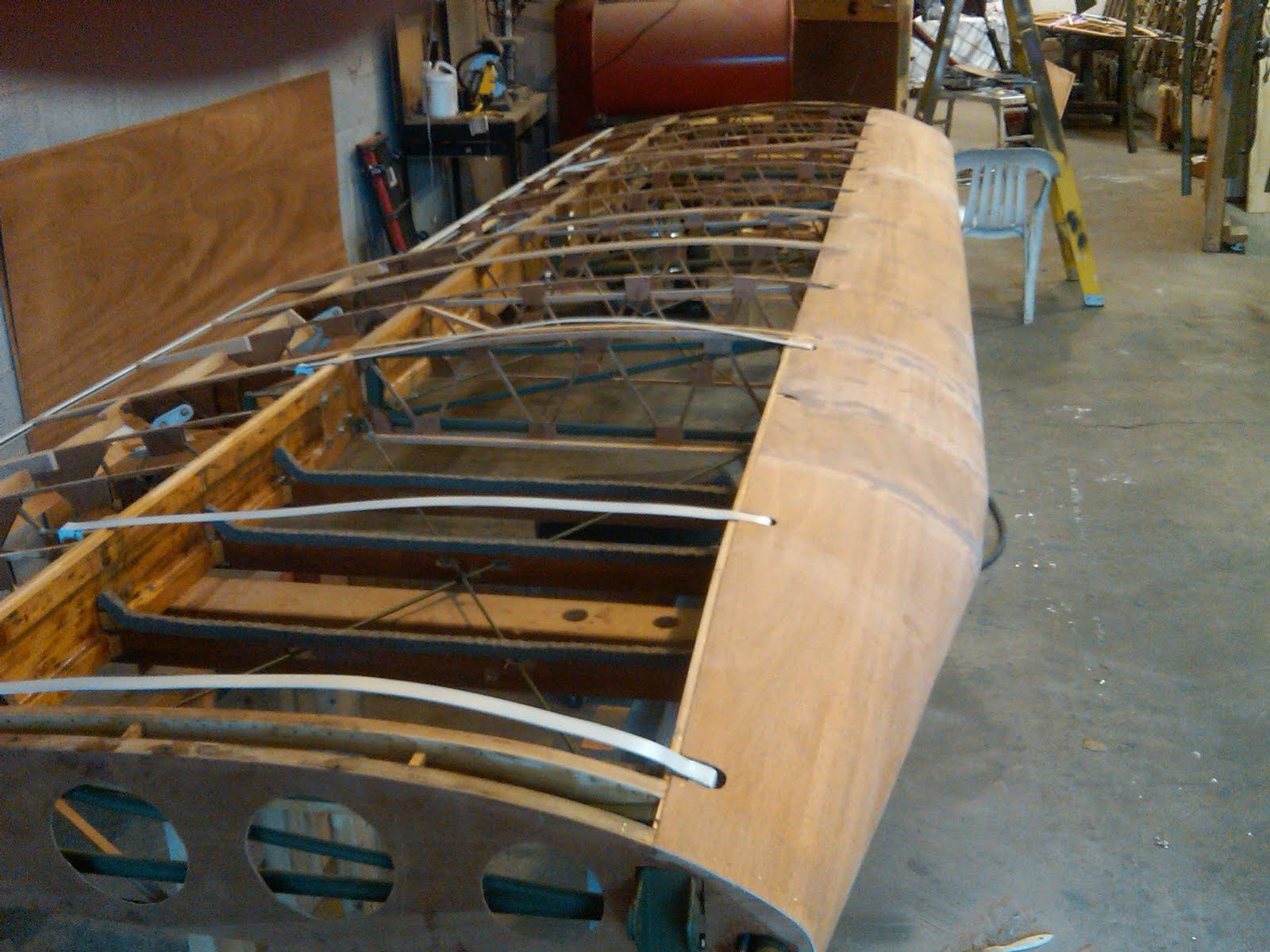 Fairchild 24 Restoration: Left Wing