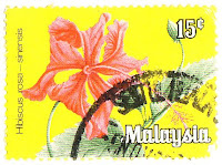 The Wonder Of Stamps: Setem Bunga Raya