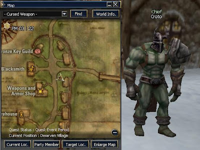 Lineage 2 Quests Traduzidas: Dwarf Warsmith