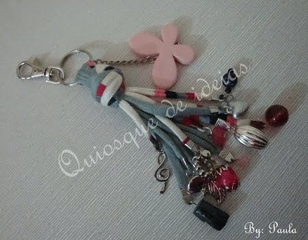 Quiosque de ideias: Porta chaves/Enfeite para mala