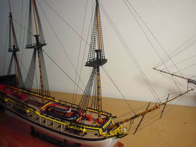 John's Plastic Ships: Ratlines and Standing Rigging